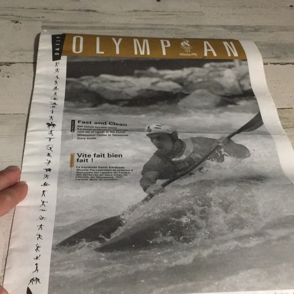 Other | Official Olympic Newspaper And Three Posters From The Atlanta ...